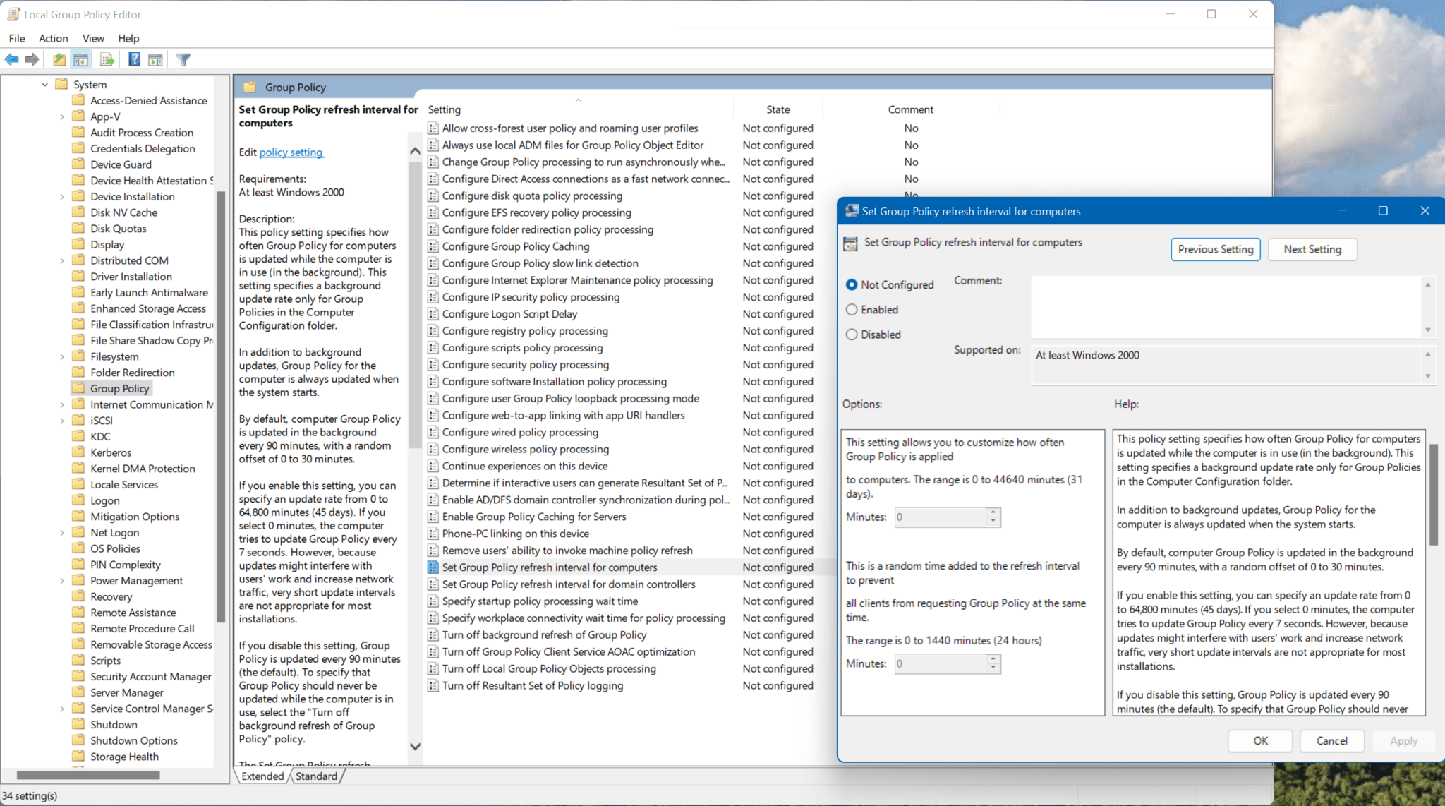 Using GPUpdate to Manage Group Policy