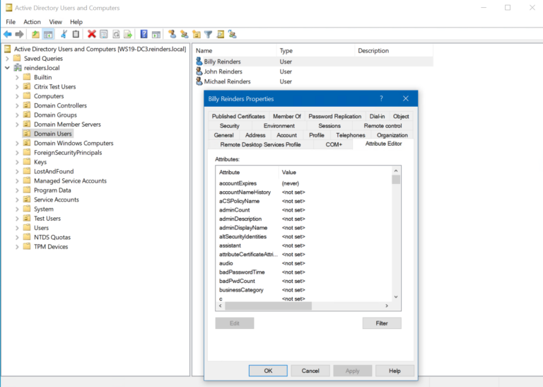 How to Use the Attribute Editor in Active Directory | Petri
