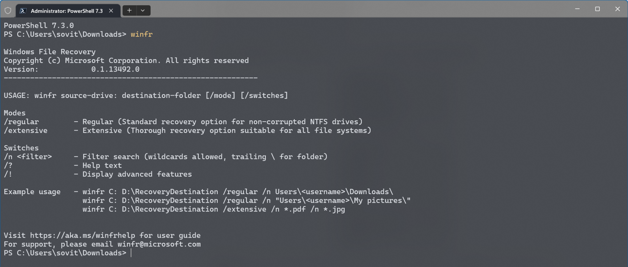 How to Use Windows File Recovery to Recover Lost Files | Petri