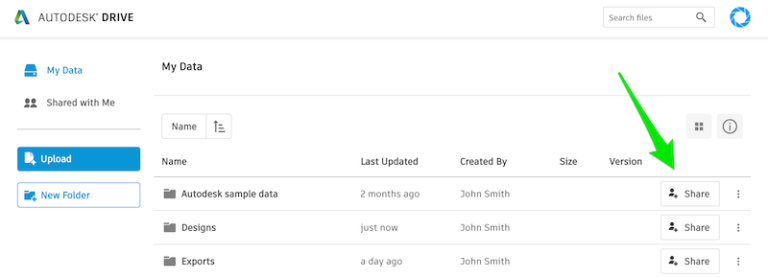 Using Autodesk Drive to Collaborate on Design Data in the Cloud