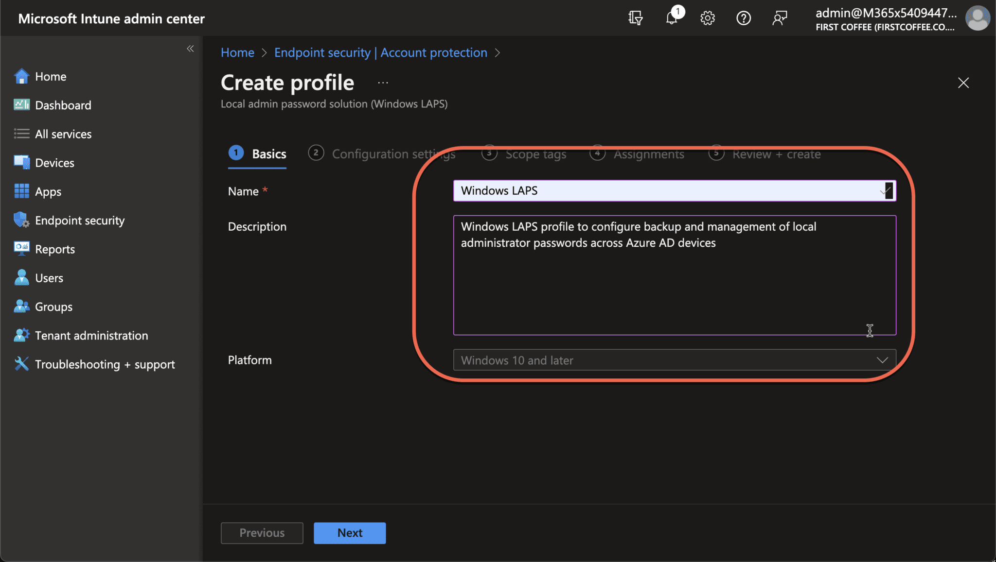 How to Configure Windows LAPS in an Azure AD Scenario