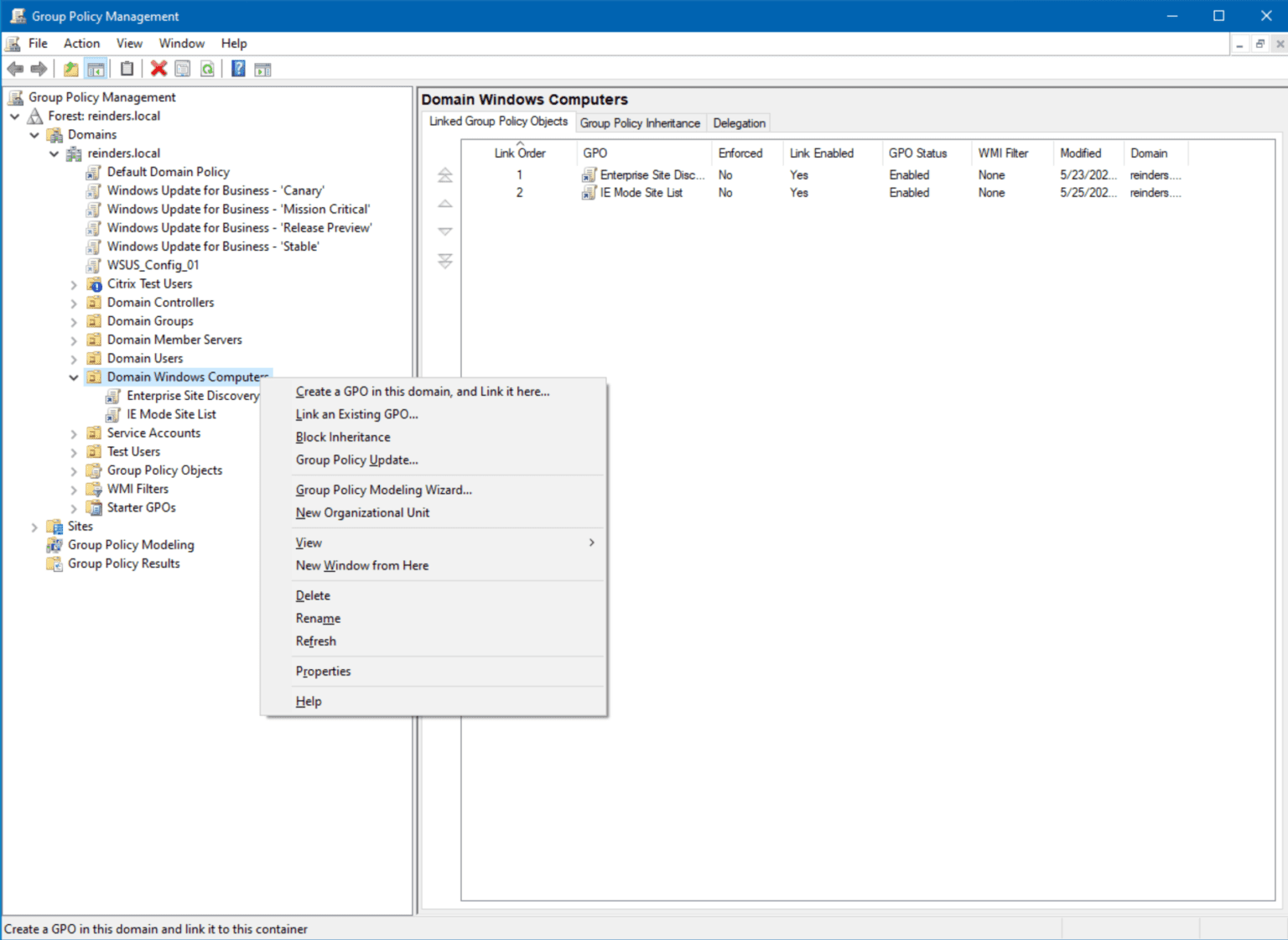 Managing Group Policy Objects: Create GPOs, Link GPOs, and Edit GPOs ...