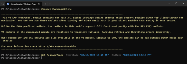How to Use the PowerShell Get-MessageTrace Command in Office 365