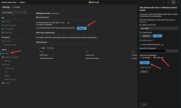 Windows Admin Center RBAC - How to Control Access