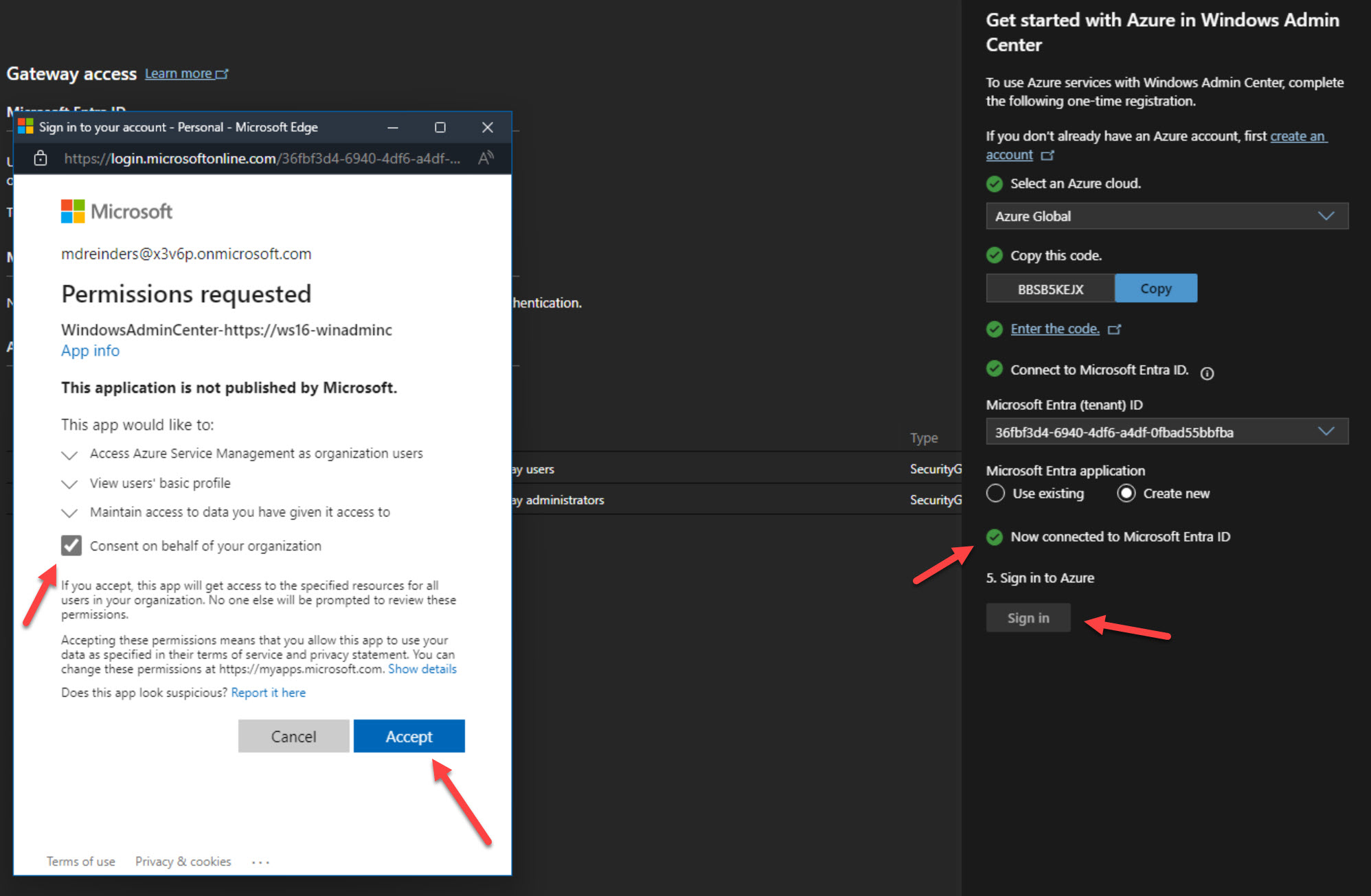 Windows Admin Center RBAC - How to Control Access
