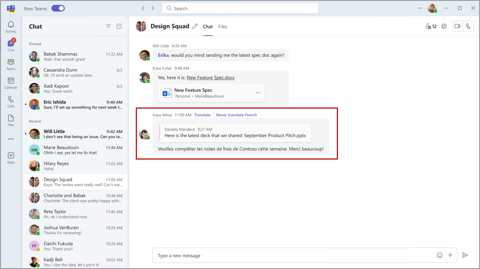 Microsoft Teams Chats to Get Intelligent Message Translation