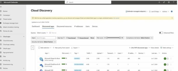 Microsoft Defender for Cloud Apps Tracks SaaS Apps on macOS