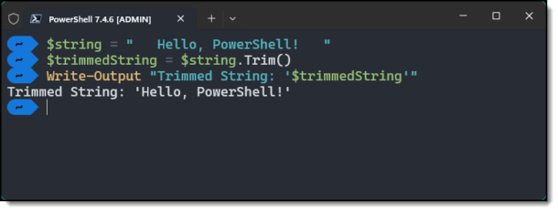 Mastering the PowerShell Trim Method