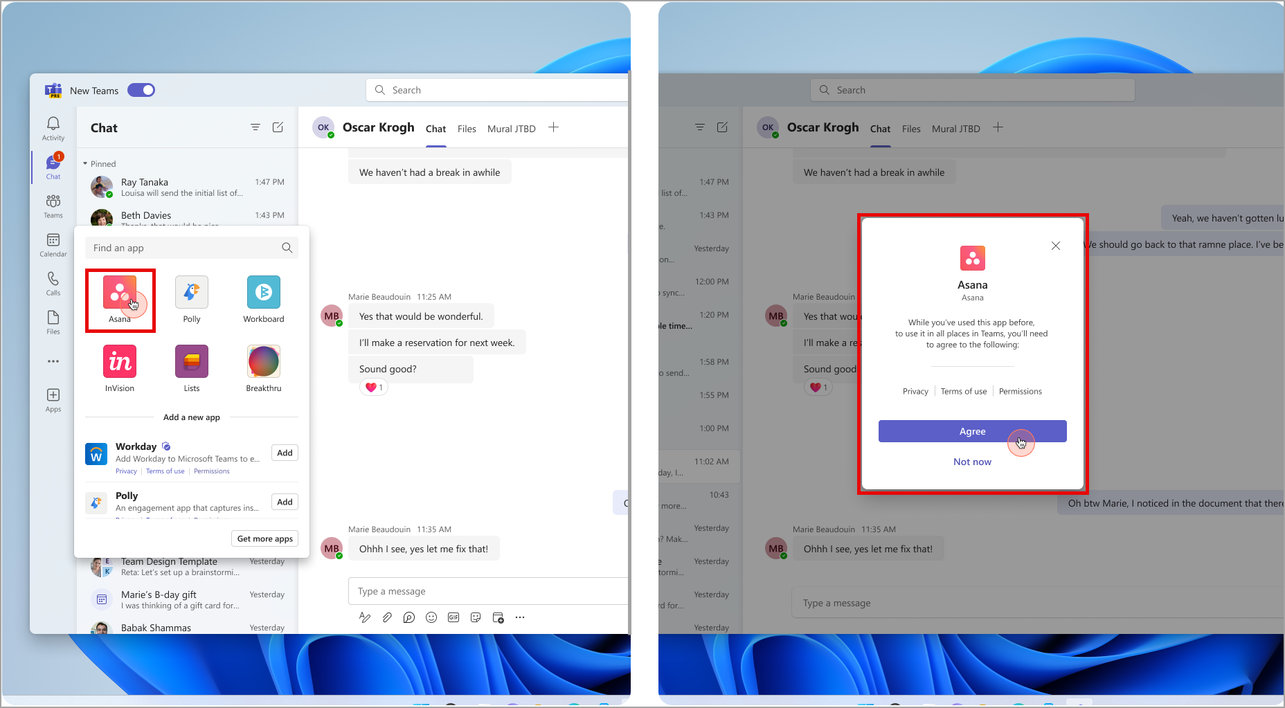 M365 Changelog: (Updated) Microsoft Teams: Enhanced discovery of apps and one-click app ...