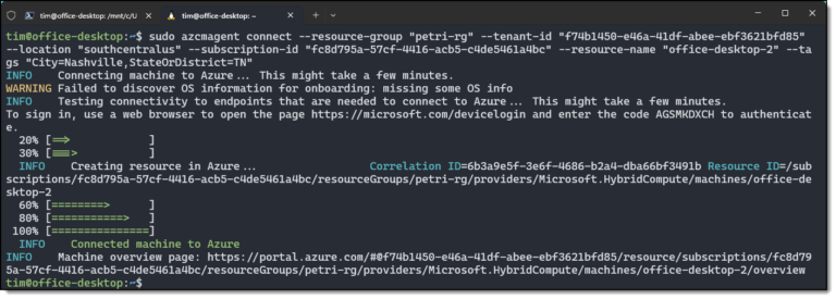Install Azure Arc Agent on Linux - Petri IT Knowledgebase