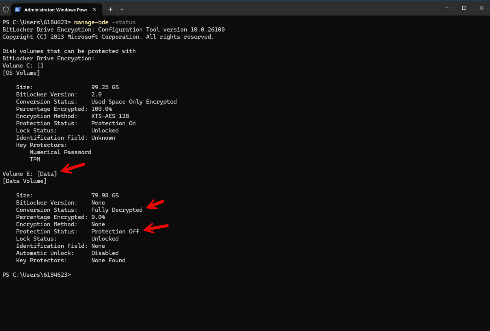 Manage-Bde - Managing BitLocker from the Command Line