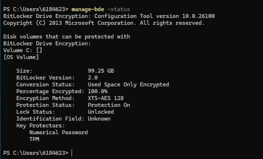 Manage Bde Managing Bitlocker From The Command Line