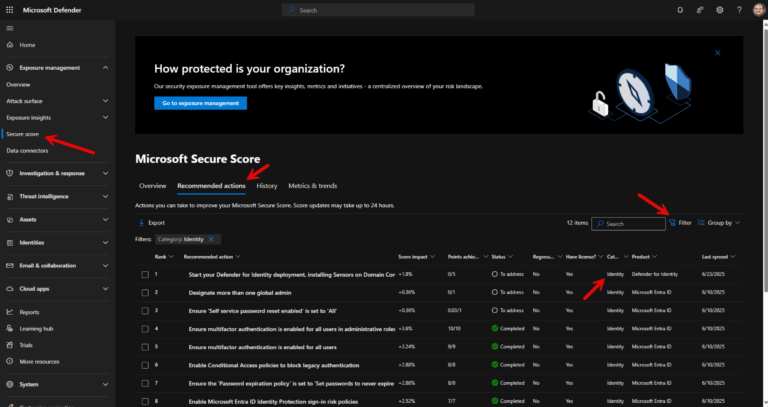 Understanding Microsoft Entra Identity Secure Score