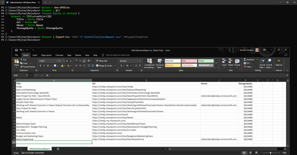 Using Connect-PnPOnline to Manage SharePoint Online