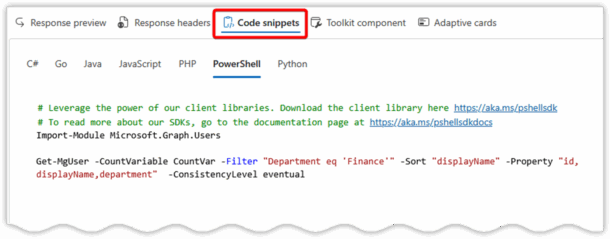 Microsoft Graph Explorer PowerShell: Simplifying API Calls
