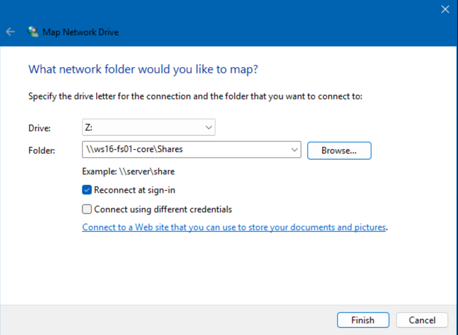 How to Map a Network Drive on Windows