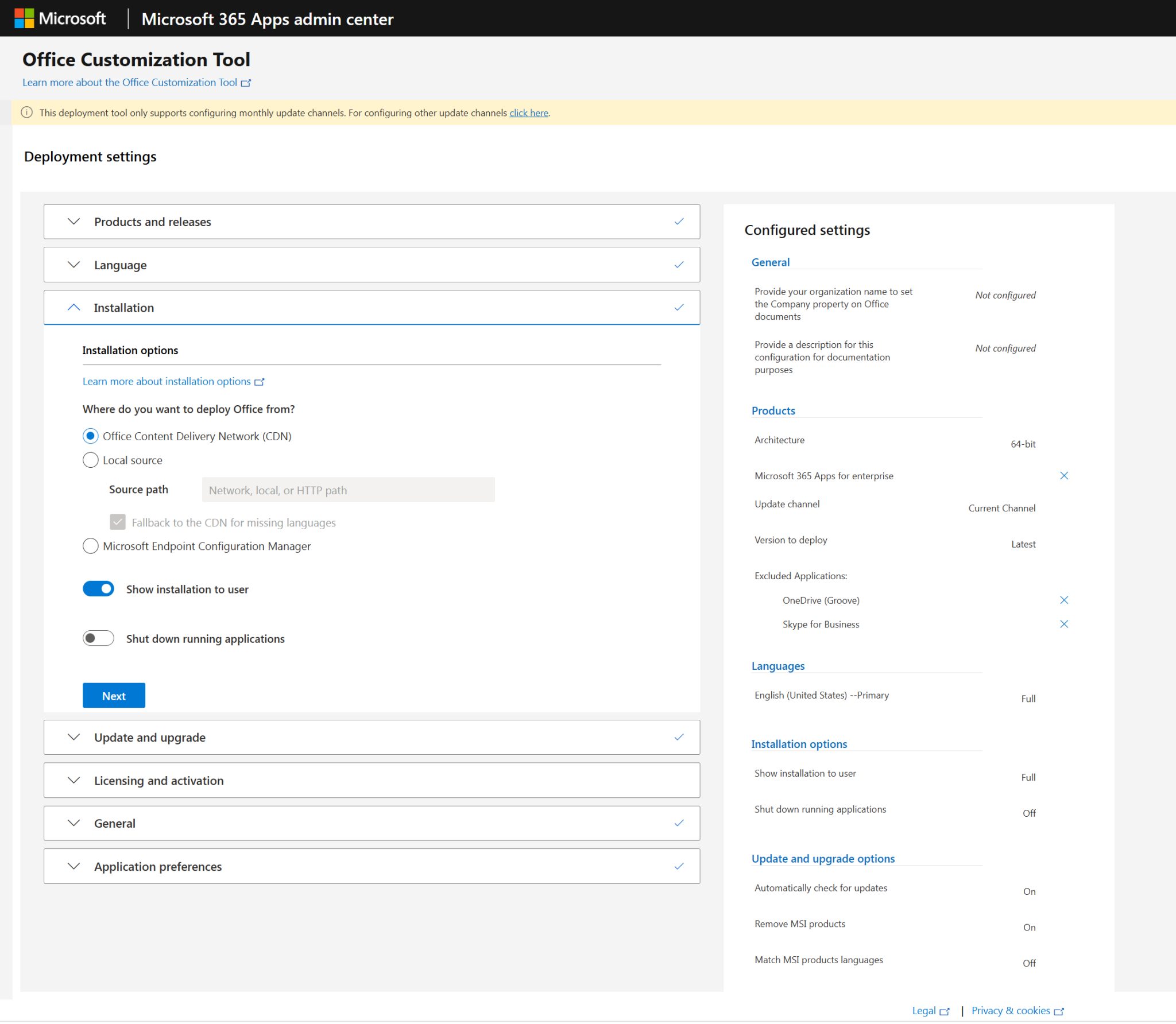 How to Use the Office Customization Tool to Create XML Files